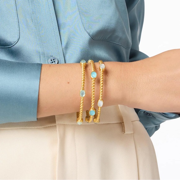 Julie Vos | Jewelry | New Julie Vos Nassau Stone Bangle In Iridescent ...